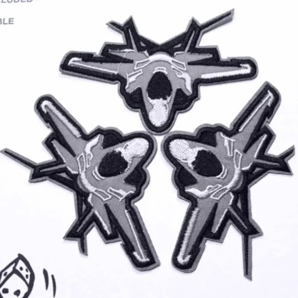 Accessories | New Jet Fighter Plane Fabric Patches Easy Iron On Badges ...